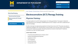 ECT TRAININGS & FELLOWSHIPS | ECT | SigmaStim